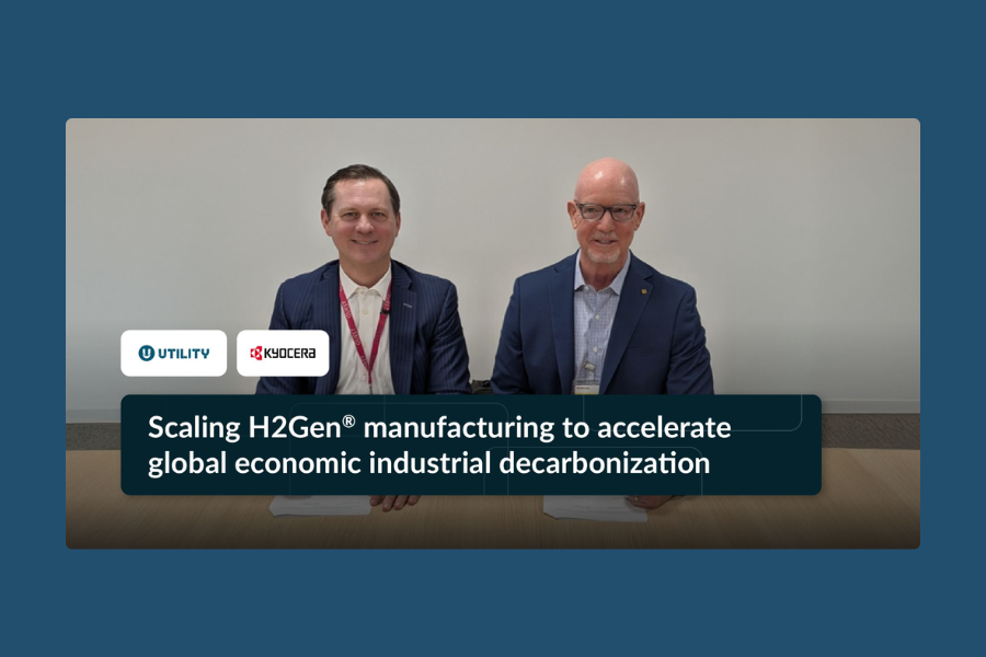 Utility Global and Kyocera Join Forces to Scale H2Gen® Manufacturing ...